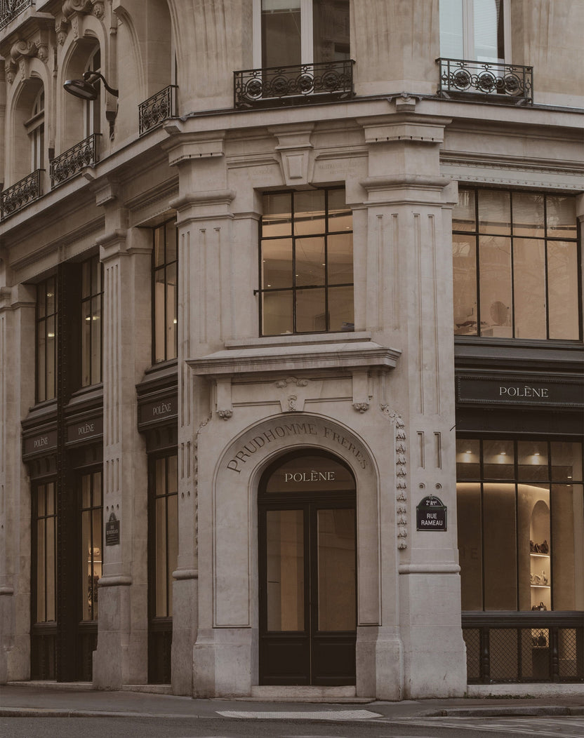 Polène | Cuff - Ormé - Gold Gilded with Camel Leather