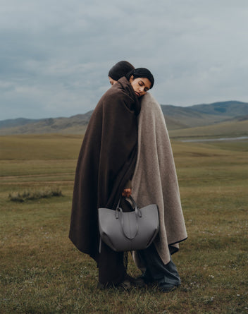 Polène | Bag - Cyme Mini - Textured Stone