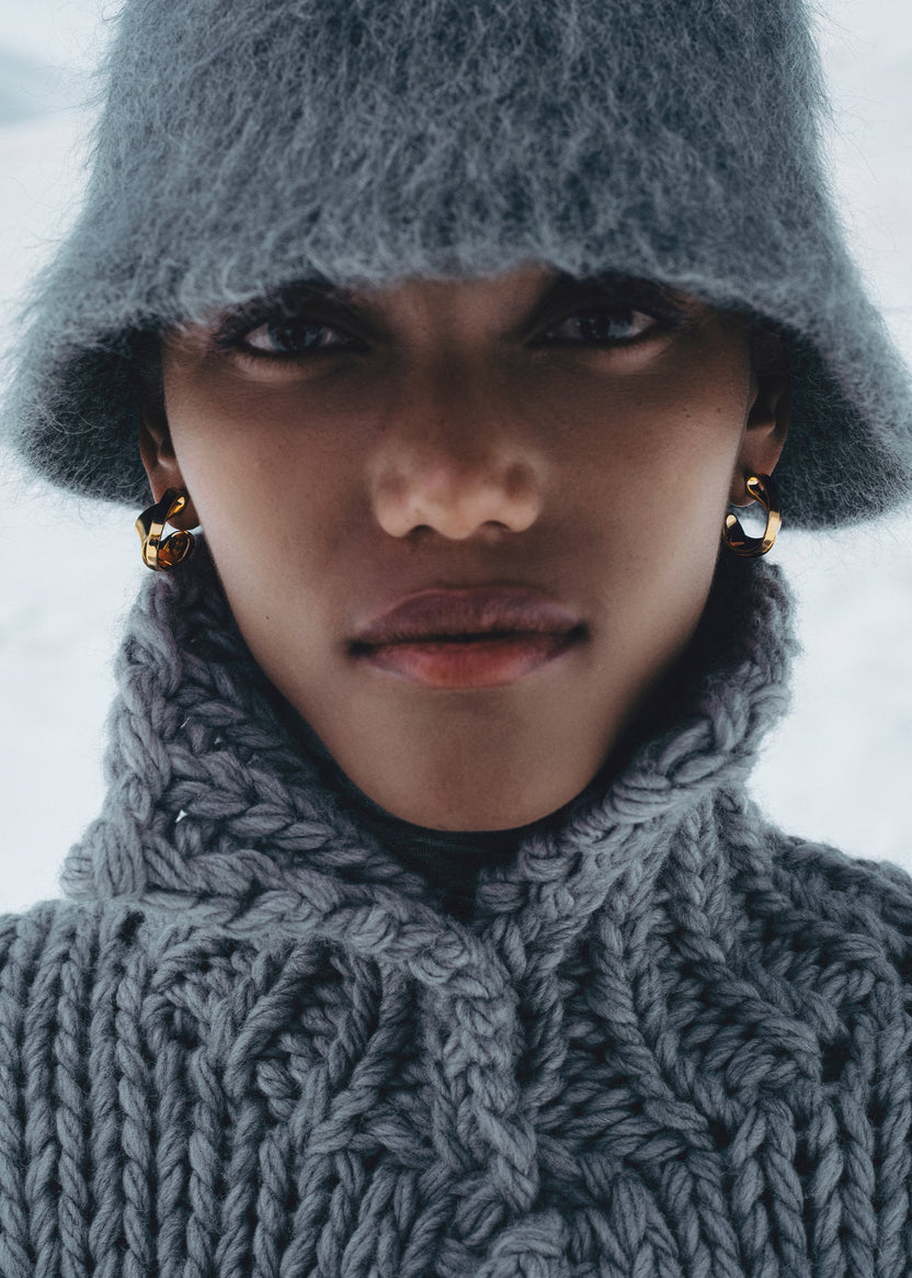 Polène | Bag - Cyme Mini - Textured Stone