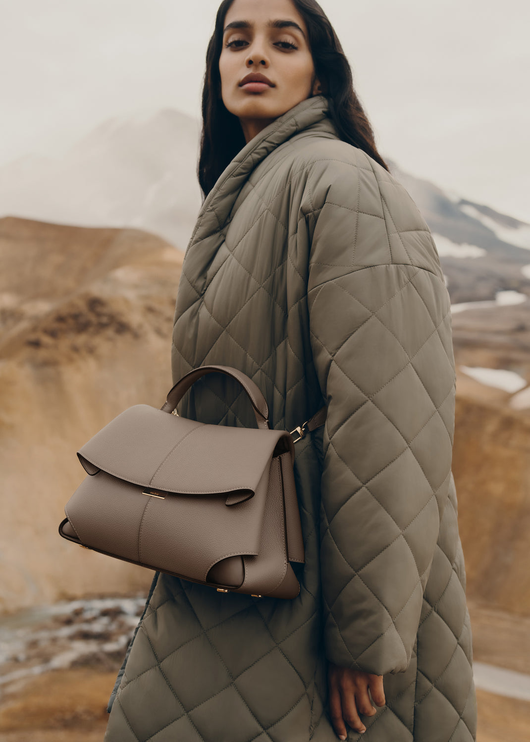 Polène | Bag - Mokki - Textured Taupe