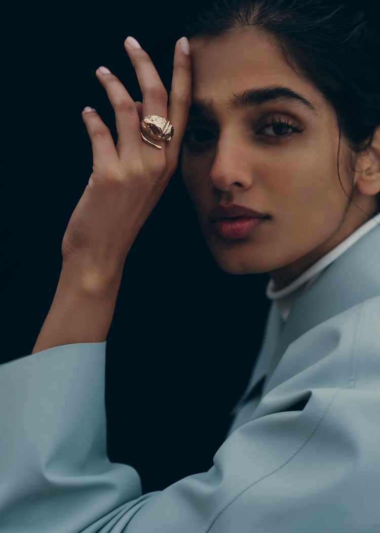 Polène | Ring - Eroz - 24 carat gold gilded