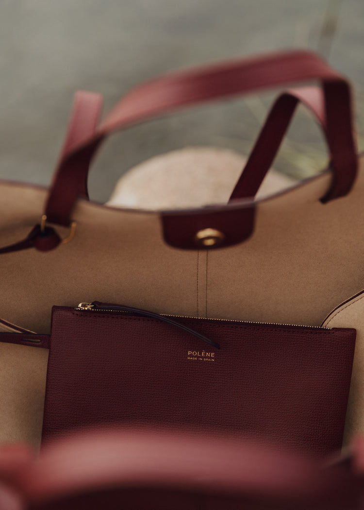 Polène | Bag - Cyme Mini - Textured Black Cherry