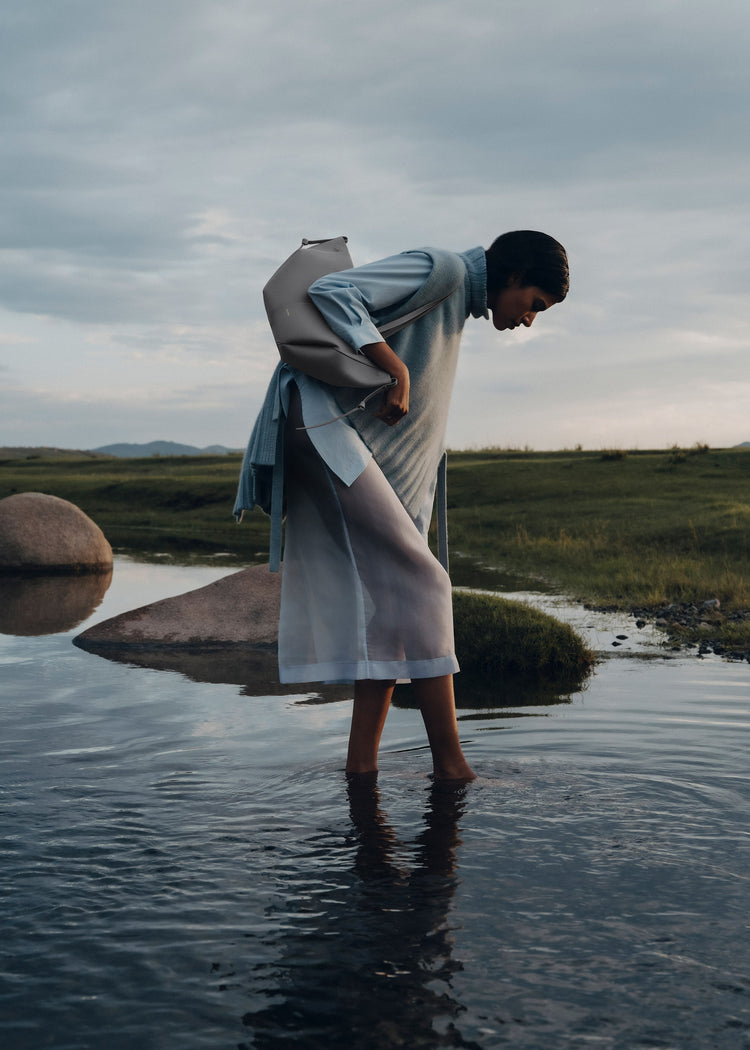 Polène | Bag - Cyme Mini - Textured Stone