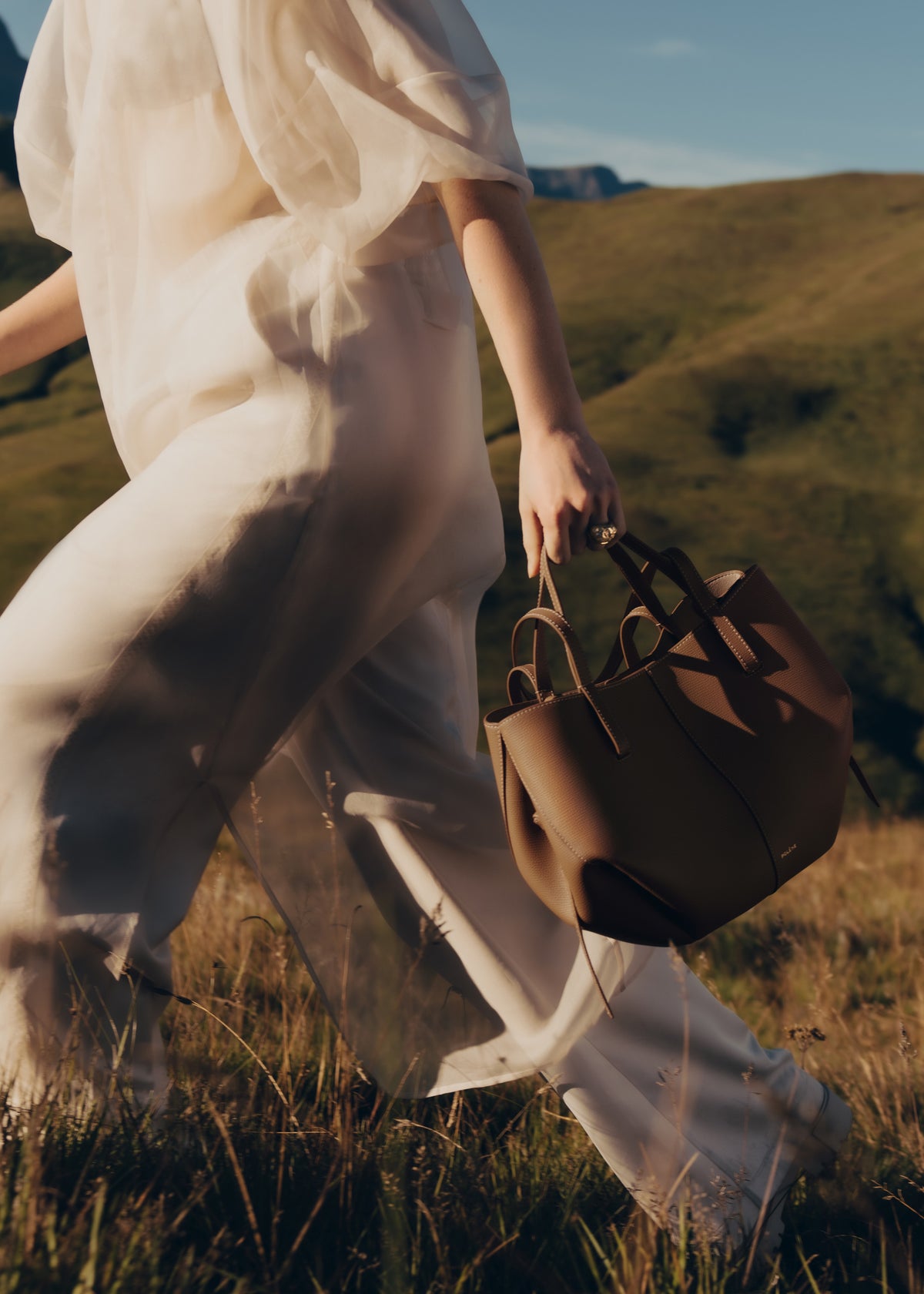 Polène | Bag - Cyme Mini - Textured Camel