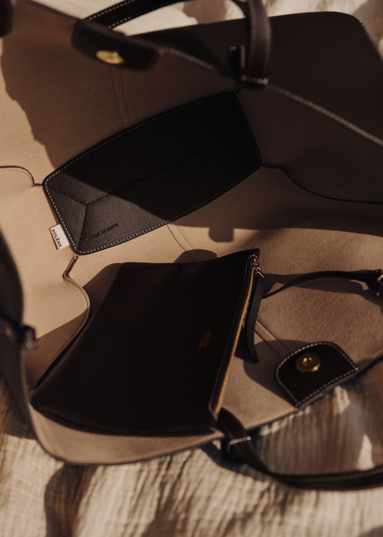 Polène | Bag - Cyme - Textured Ebony