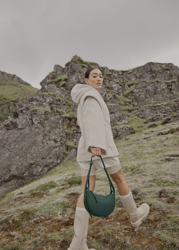 Polène | Bag - Numéro Dix - Textured Green