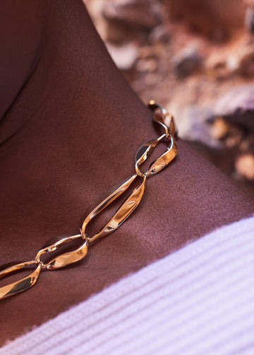 Polène | Chain - Éole - 24 carat gold gilded