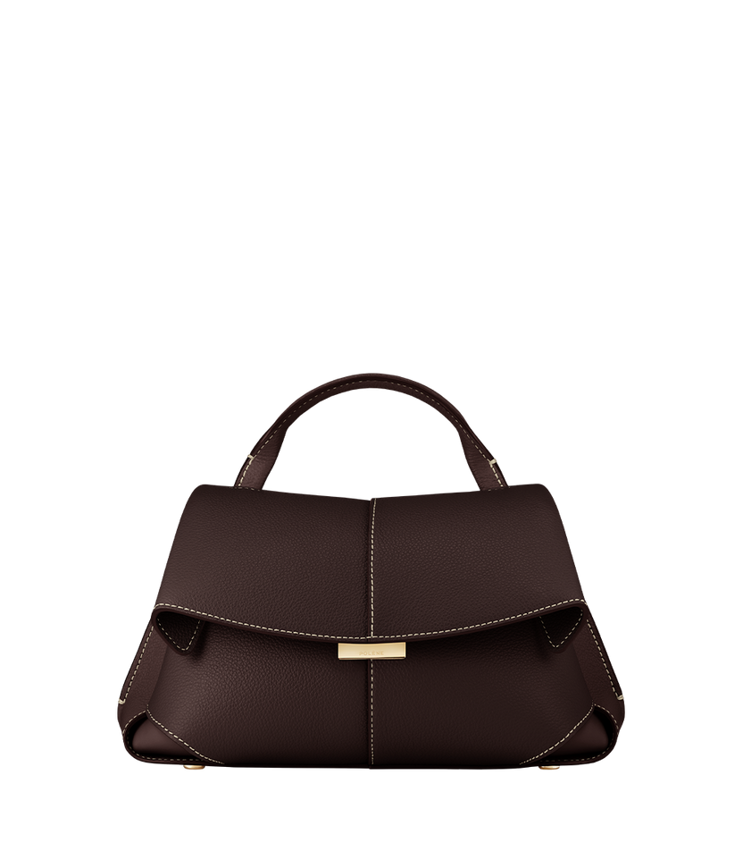 Polène | Bag - Mokki Mini - Textured Ebony