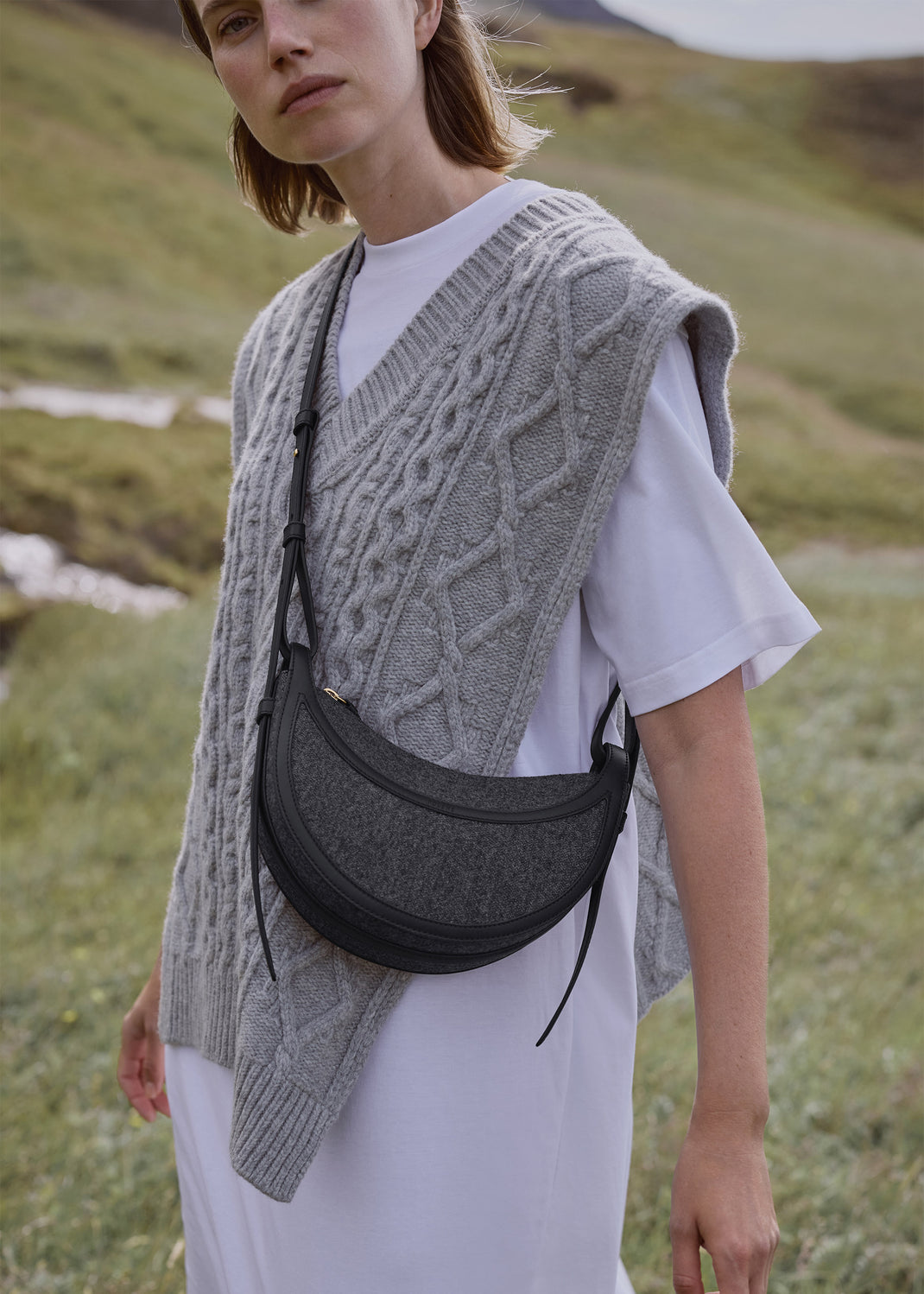 Polène | Bag - Numéro Dix - Tissé duo black